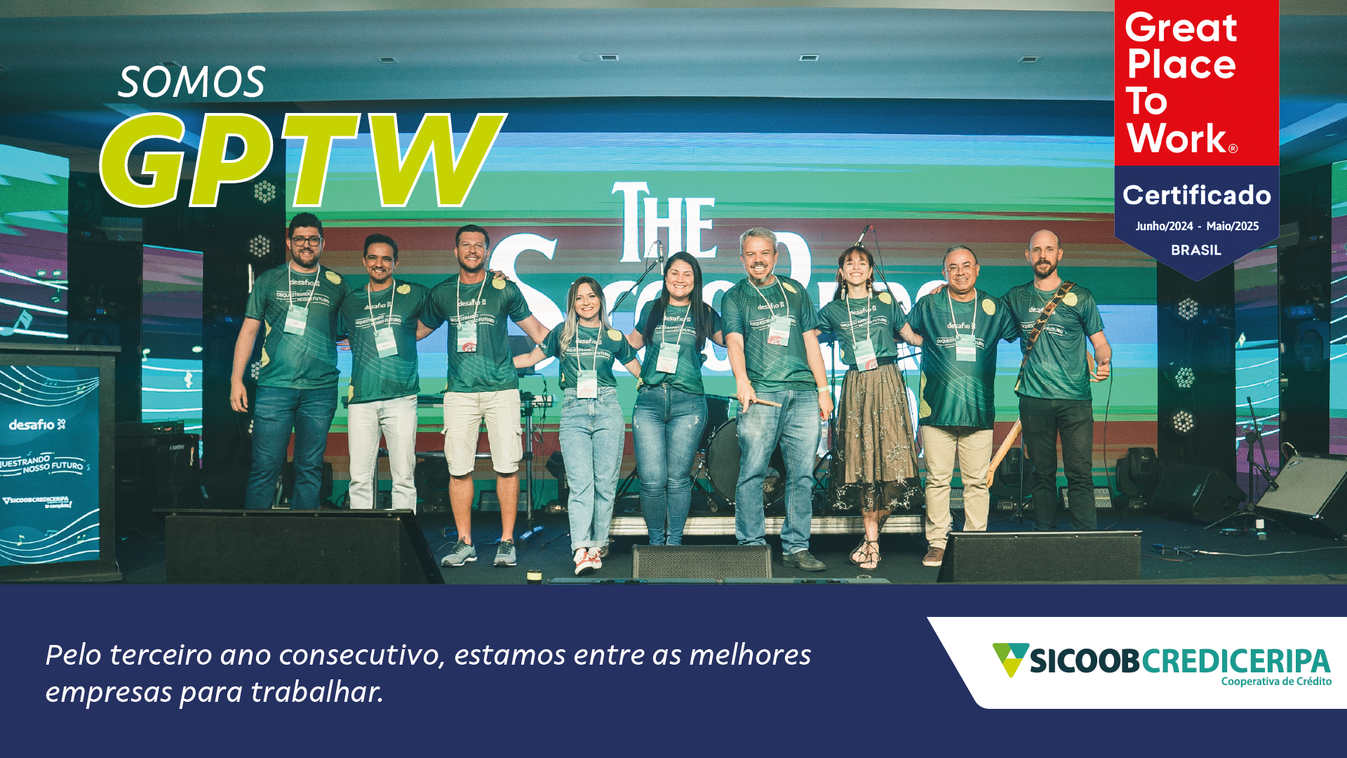 Selo GPTW: pelo 3° ano consecutivo Sicoob Crediceripa está entre as melhores empresas para ...